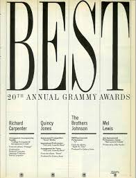 Picture of The 20th Annual Grammy Awards