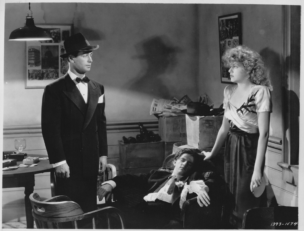 Alan Ladd, Stanley Clements, Marjorie Woodworth