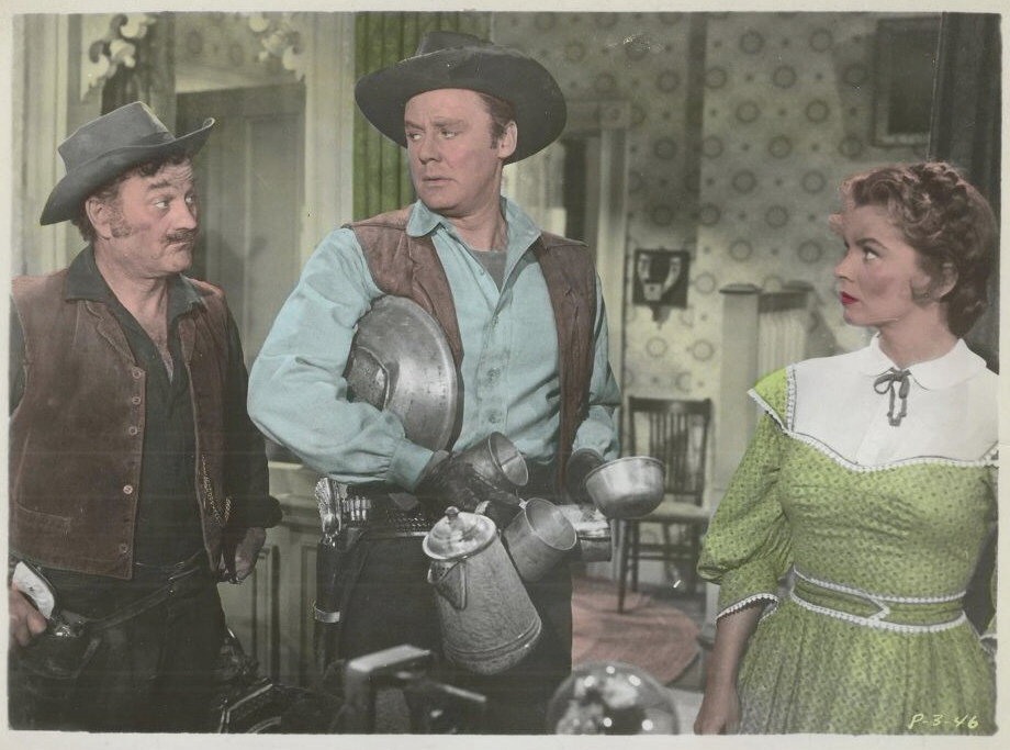 Milburn Stone, Van Johnson, Joanne Dru