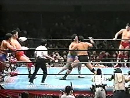 Picture of Giant Baba, Jumbo Tsuruta & Jun Akiyama vs. Akira Taue ...