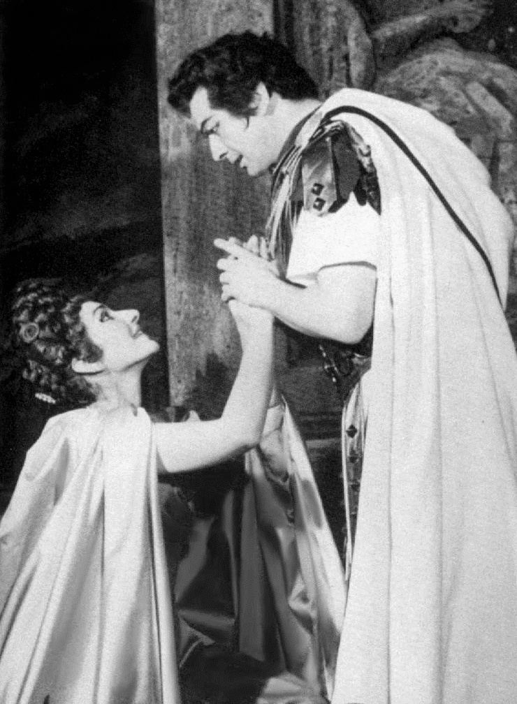 Maria Callas and Franco Corelli