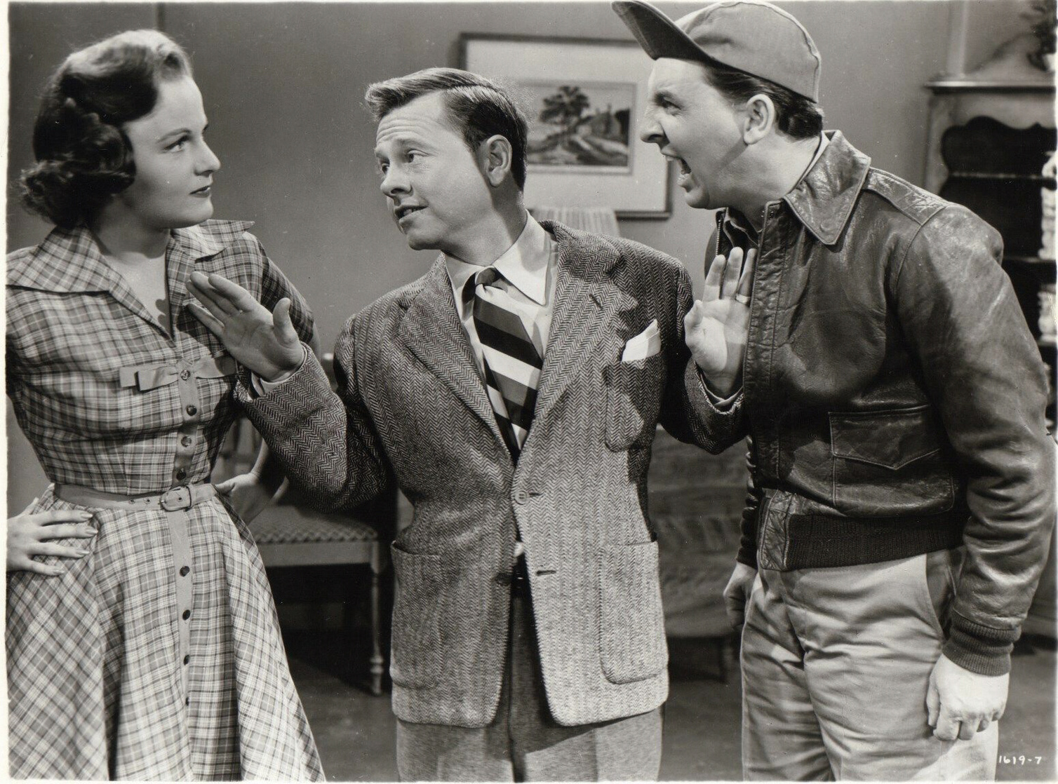 Marilyn Erskine, Mickey Rooney, Eddie Bracken