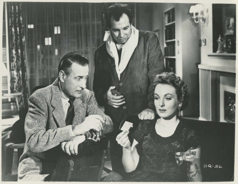 Tom Conway, Delphi Lawrence, Michael Balfour