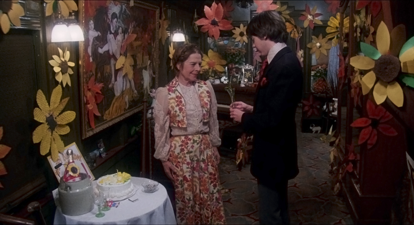 Ruth Gordon and Bud Cort