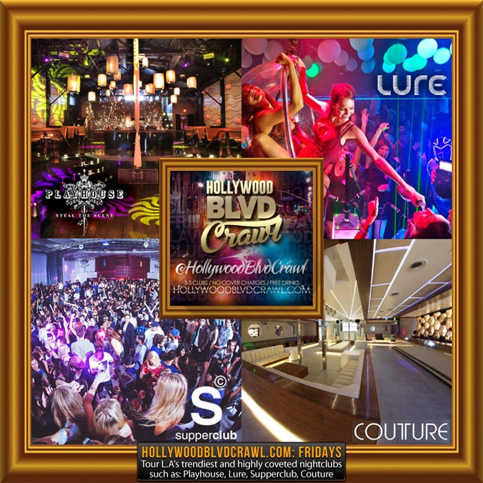 Friday Hollywood Club Crawl Tickets