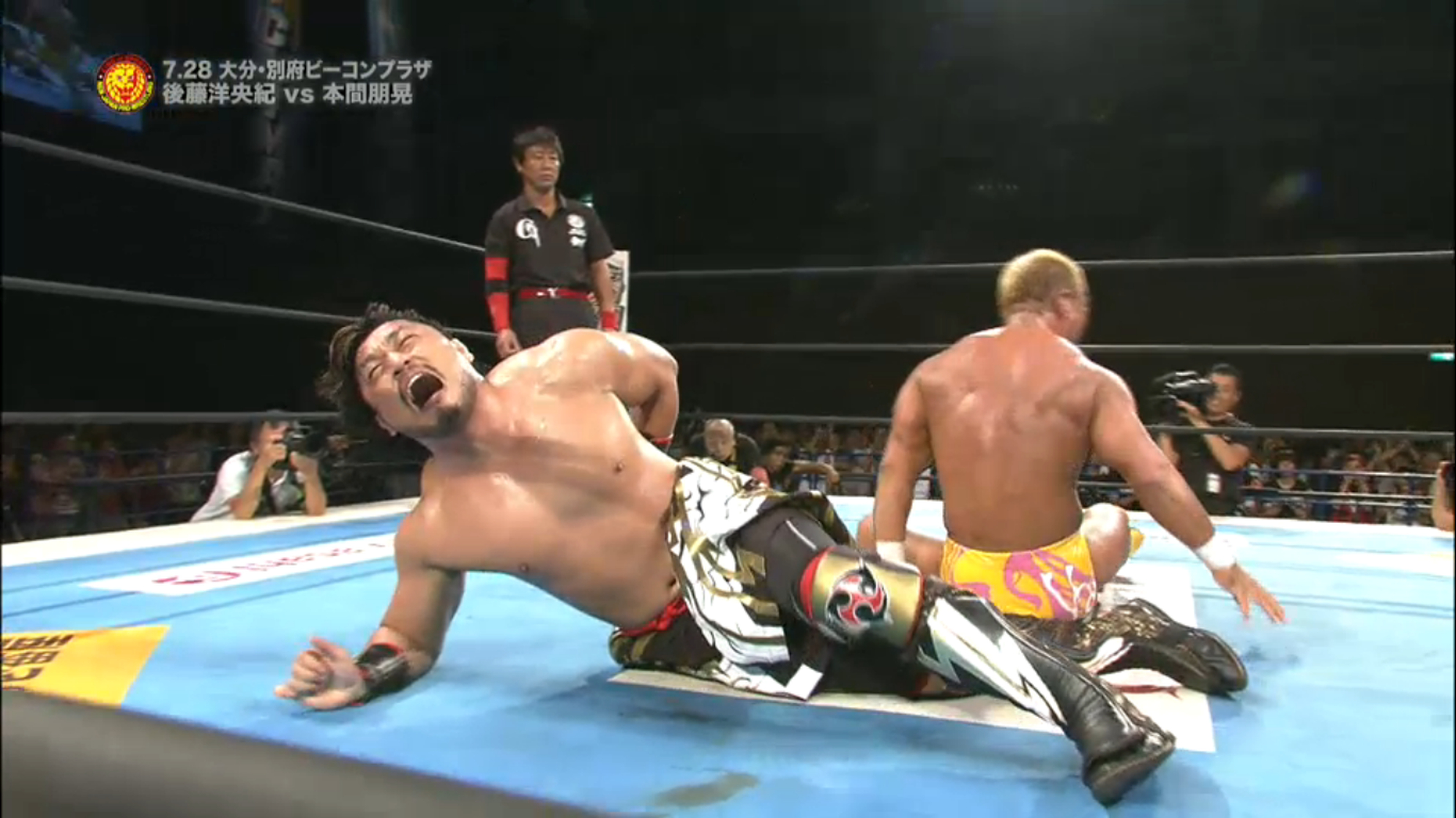 Picture of Tomoaki Honma vs. Hirooki Goto (NJPW, G1 Climax 25 Day 6)