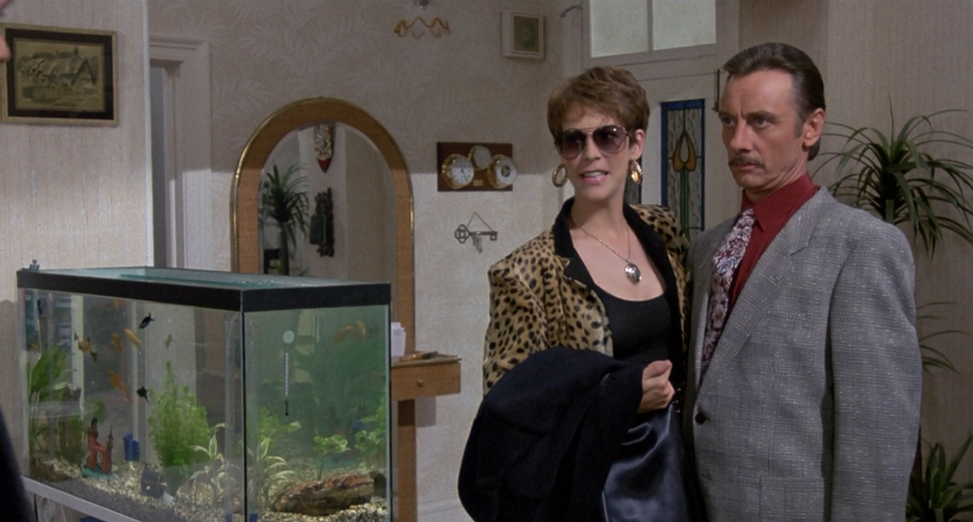 Jamie Lee Curtis and Tom Georgeson