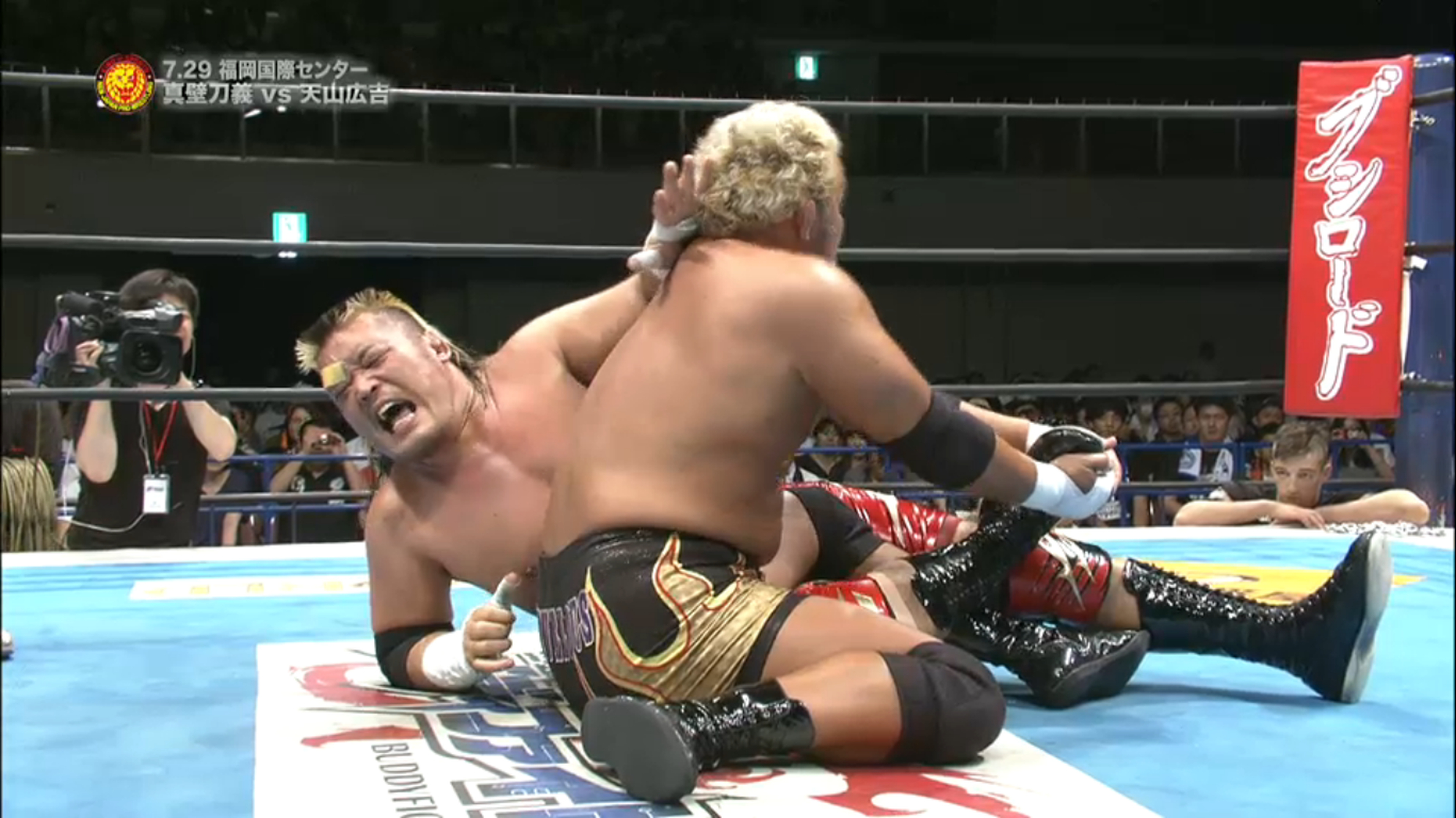 Picture of Hiroyoshi Tenzan vs. Togi Makabe (NJPW, G1 Climax 25 Day 7)