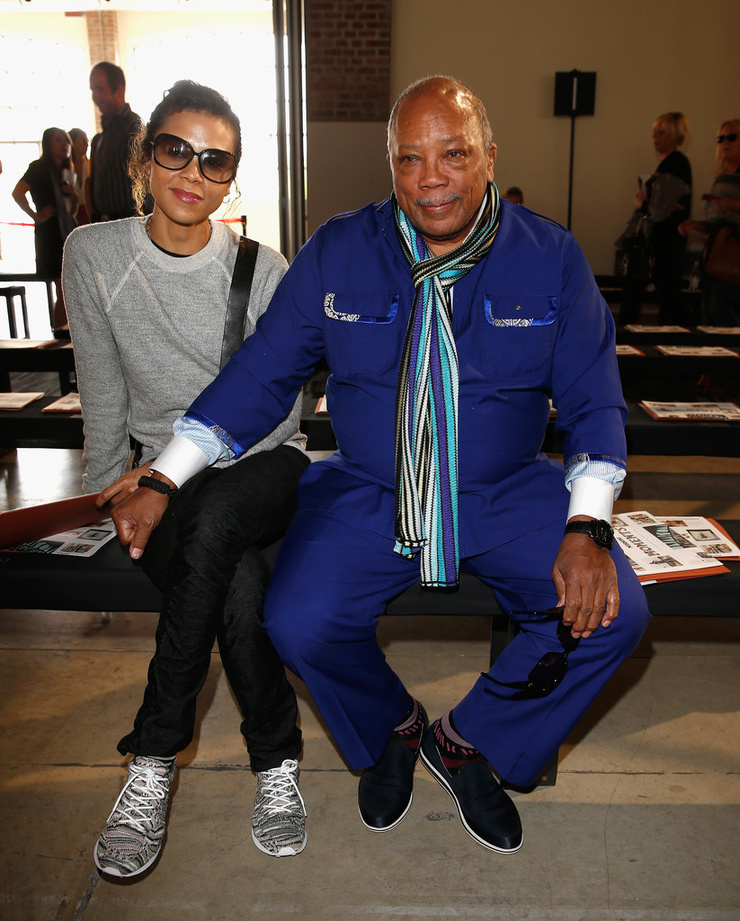 Quincy Jones with his daughter Kidada Jones