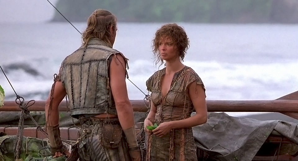 Kevin Costner and Jeanne Tripplehorn