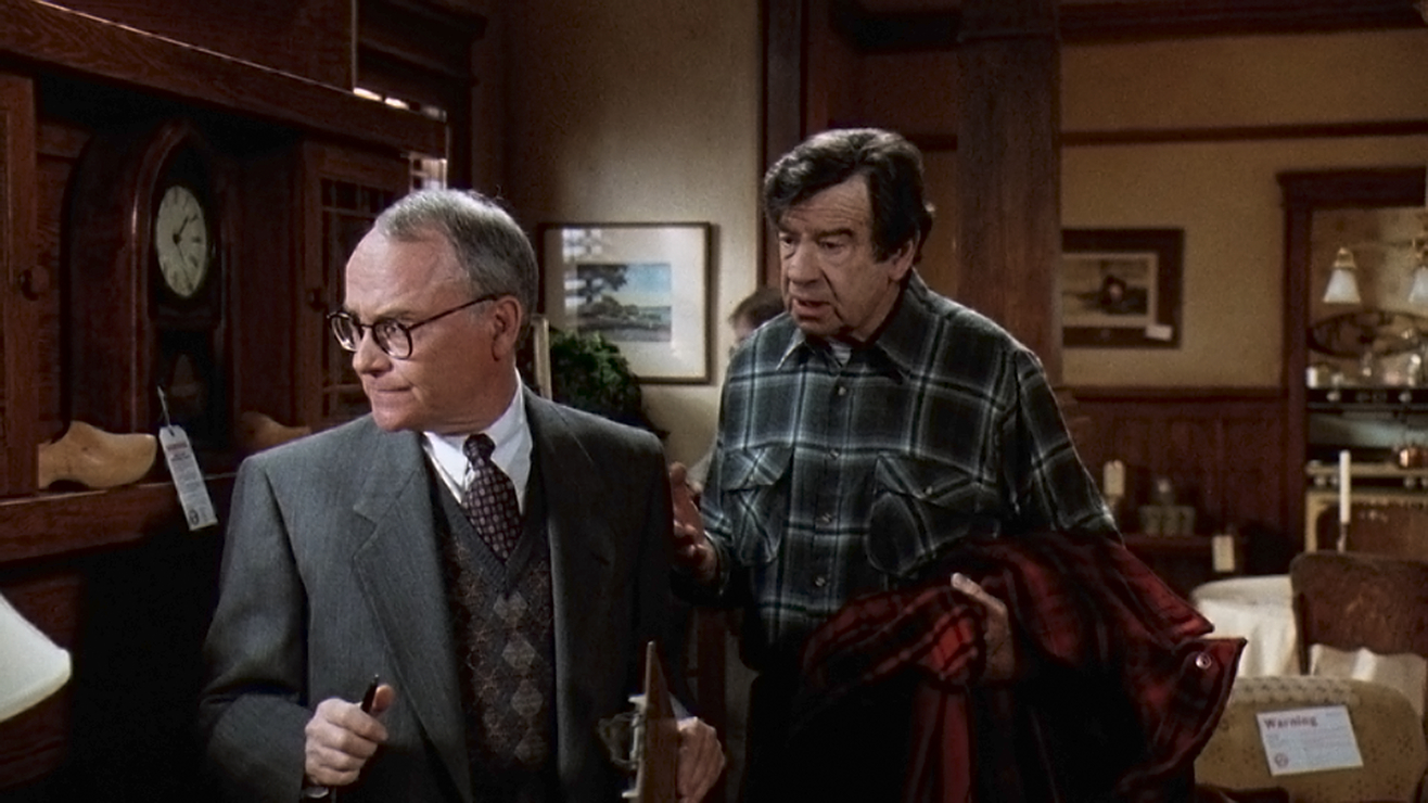 Buck Henry and Walter Matthau