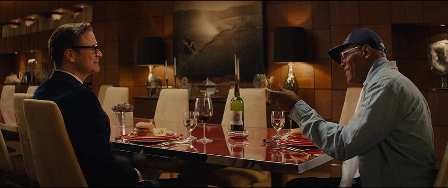 Colin Firth and Samuel L. Jackson