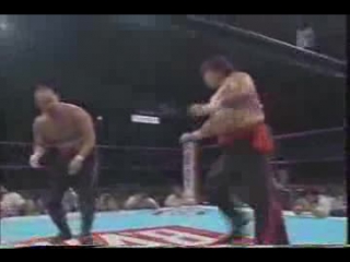 Picture of Shinya Hashimoto & Junji Hirata vs. Kazuo Yamazaki & Takashi Iizuka (6/12/96)