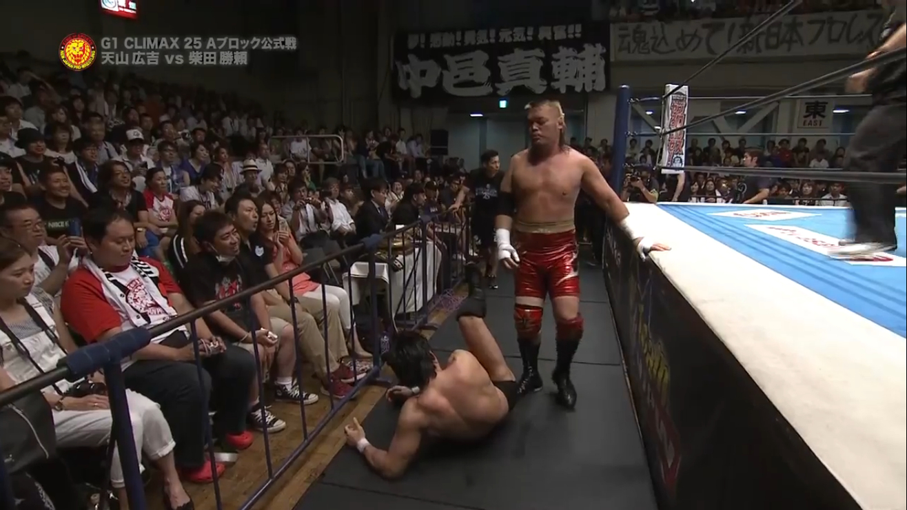 Picture of Katsuyori Shibata vs. Hiroyoshi Tenzan (NJPW, G1 Climax 25 ...