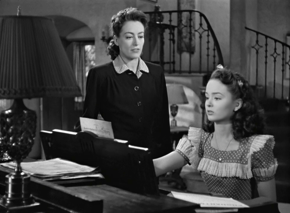 Joan Crawford and Ann Blyth