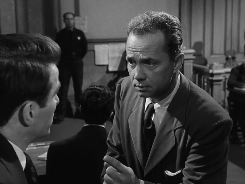 Montgomery Clift and Walter Sande