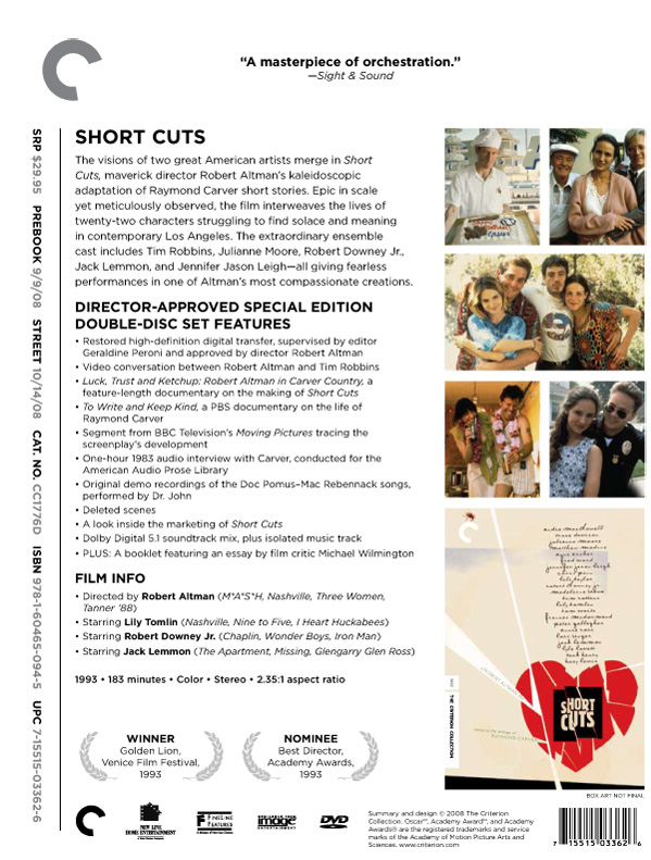 Short Cuts (1993) picture