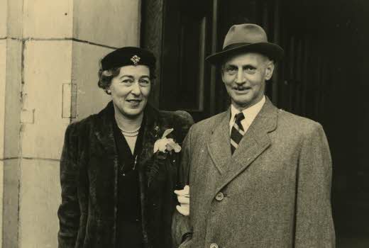 Otto Frank and Elfriede Geiringer
