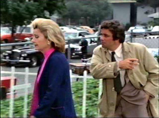 Anne Baxter and Peter Falk