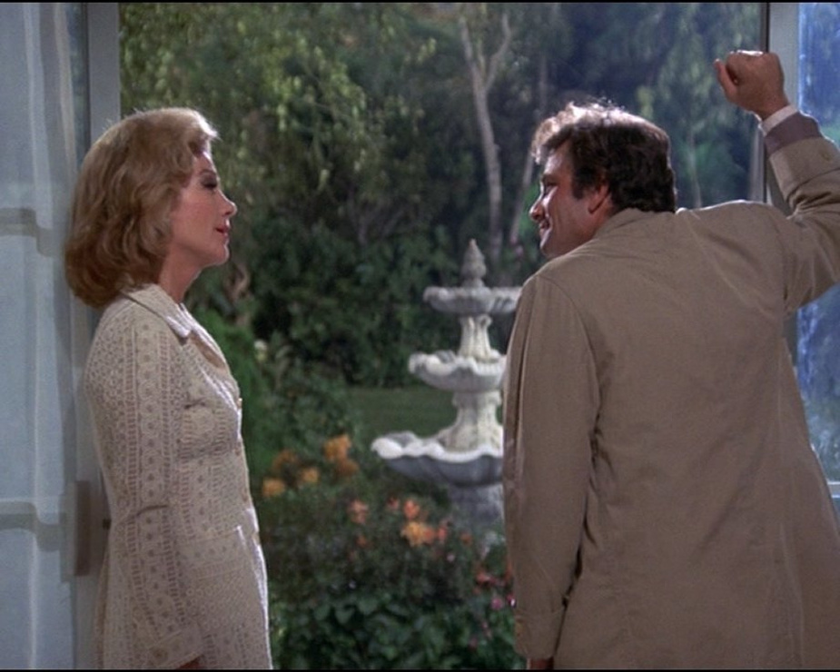 Anne Baxter and Peter Falk