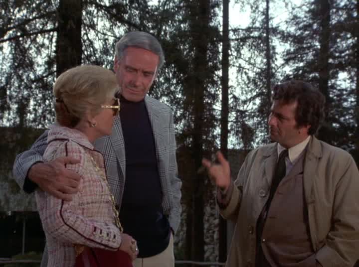 Anne Baxter, Mel Ferrer & Peter Falk