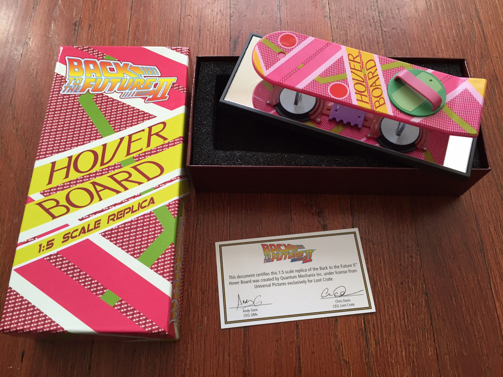 Back to the Future Part II 1:5 Scale Hoverboard Replica Lootcrate ...