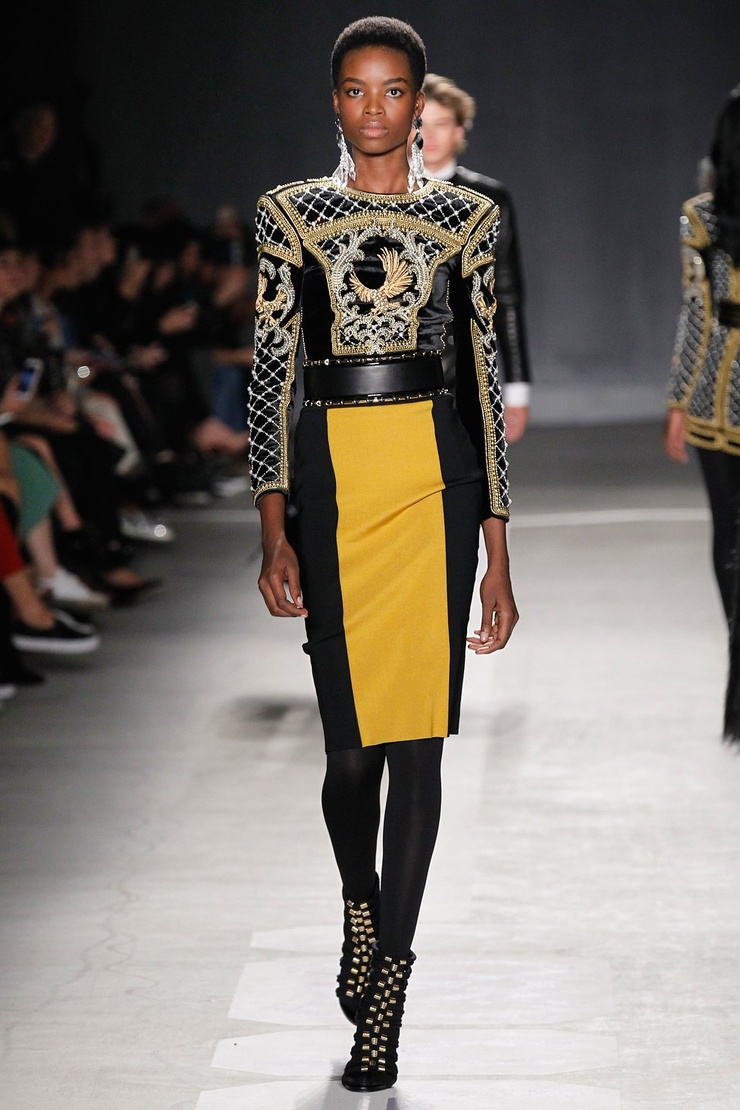 Balmain x H&M Collaboration Collection Runway