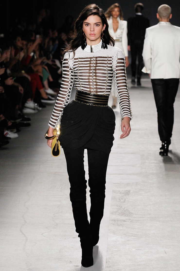 Balmain x H&M Collaboration Collection Runway