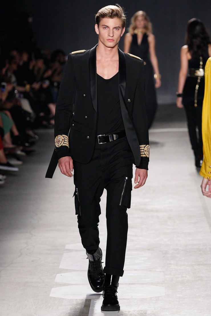 Balmain x H&M Collaboration Collection Runway
