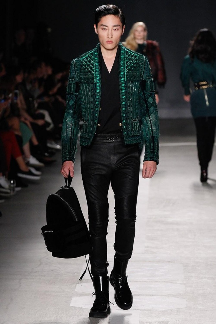 Balmain x H&M Collaboration Collection Runway