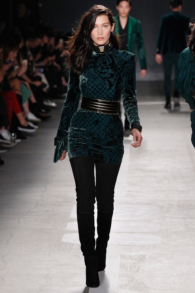 Balmain x H&M Collaboration Collection Runway