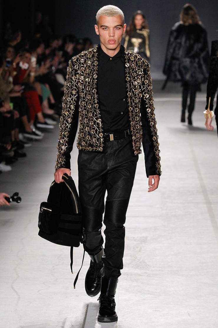 Balmain x H&M Collaboration Collection Runway