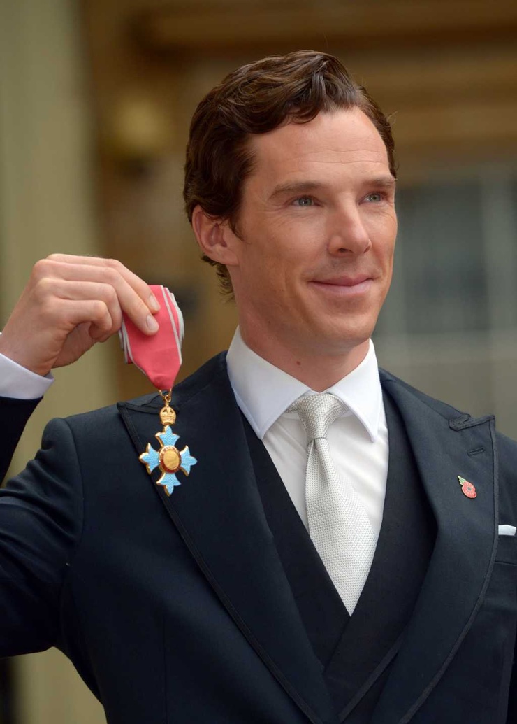 Benedict Cumberbatch receives the CBE
