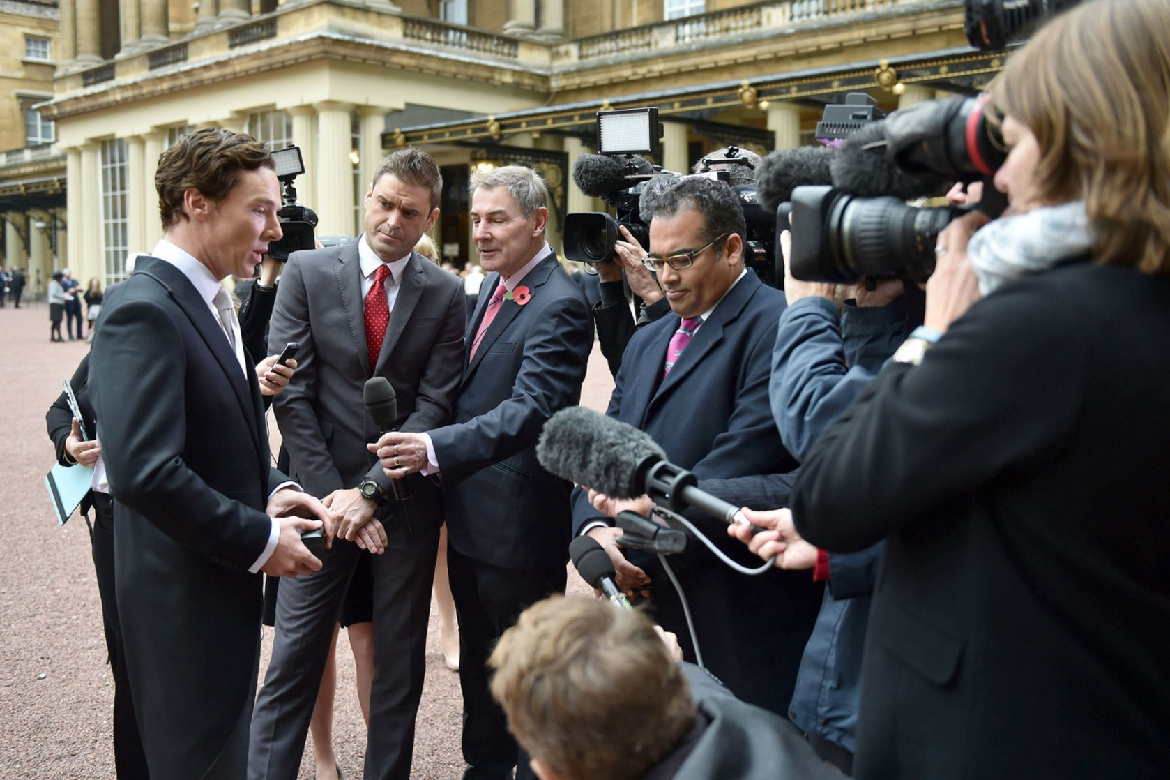 Benedict Cumberbatch receives the CBE