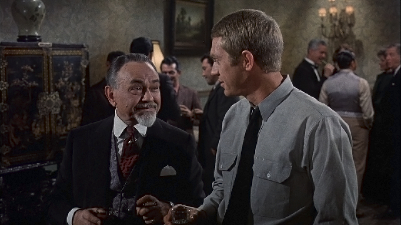 Edward G. Robinson and Steve McQueen