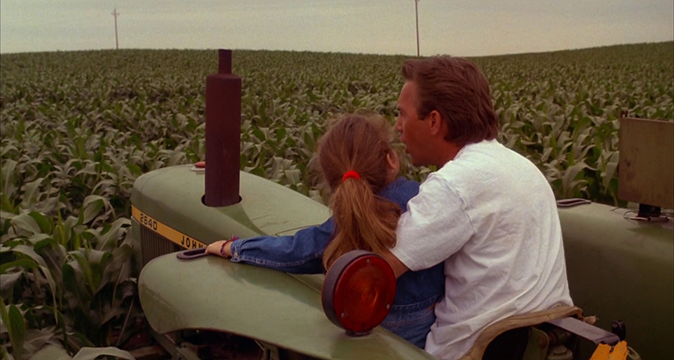 Kevin Costner and Gaby Hoffmann