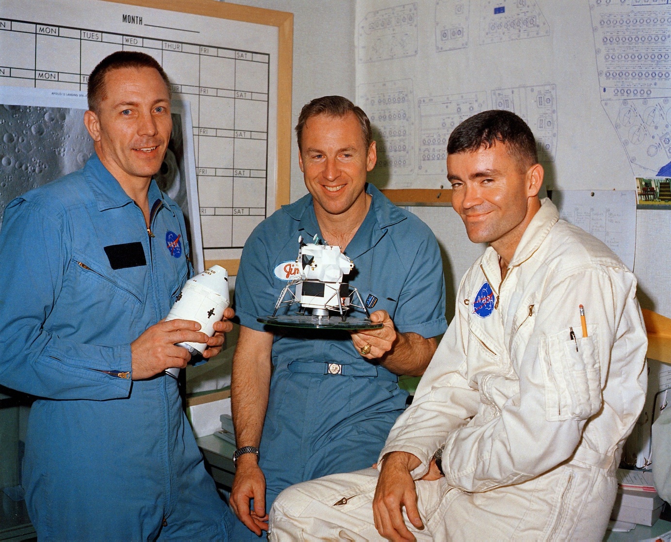 Jack Swigert, Jim Lovell, Fred Haise