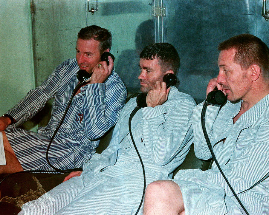 Jim Lovell, Fred Haise, Jack Swigert
