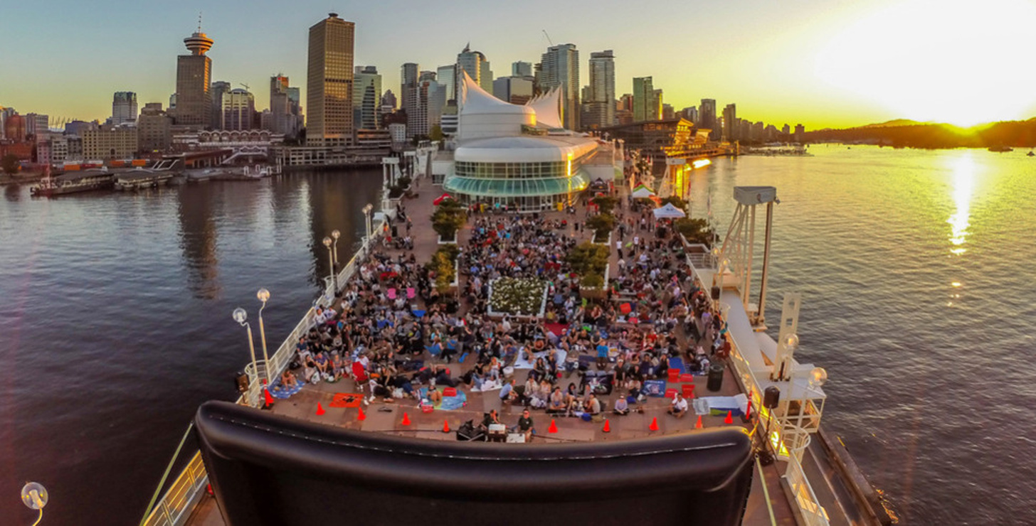 "Waterfront Cinema" at Canada Place