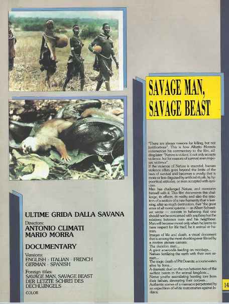 Picture of Savage Man Savage Beast