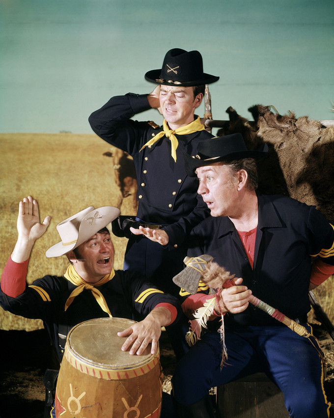 Larry Storch, Ken Berry, Forrest Tucker
