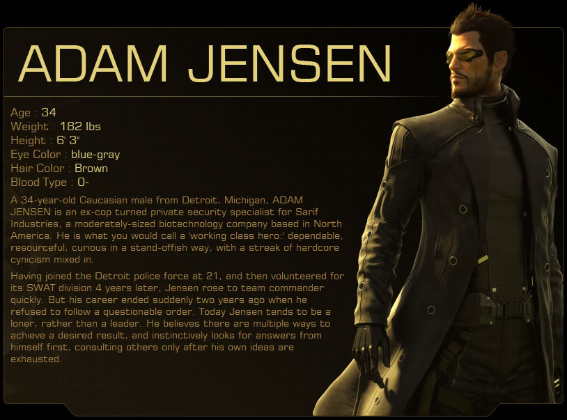 Image of Adam Jensen