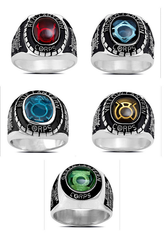 Lantern Corps Rings