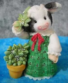 Picture of Mary's Moo Moos: December - "Kiss Moo"